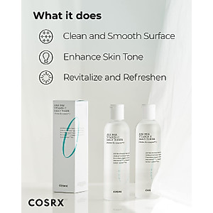 COSRX ABC Daily Toner, Korean Toner for Day & Night with AHA, BHA, & Vitamin C, Refreshing Exfoliating Toner for Clean Radiant Skin, Korean Skin Care, 150ml, 5.07 fl.oz