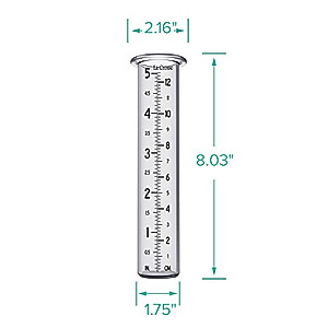 La Crosse Technology 704-1522 Rain Gauge Replacement Glass Tube, Clear