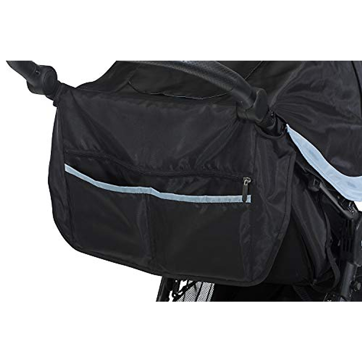 Britax B-Free Stroller, Midnight - All Terrain Tires, Adjustable Handlebar, One Hand Fold, Large UV50 Canopy