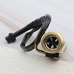 Pxyelec 1Pcs G3/4" Hall Effect Liquid Water Flow Sensor Brass Switch Flowmeter Counter Meter DC 5V 1-30L/min