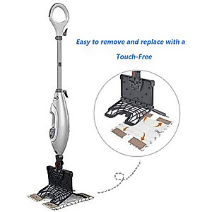 6 Pack Steam Mop Pads for Shark Lift-Away Pro Genius S3973, S3973D, S3973WM, S5002Q, S5003A, S5003D, S5004, S6001W, S6002, S6002C, S6003D, S6003W Touch-Free Dirt Grip Washable Replacement Mop Pads