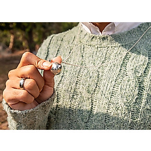 Stimm Harmony Ball Bola Necklace, Anxiety Relief Jewelry for Teens and Adults, Chime Ball Pendant Necklace 20mm - 0.78inch