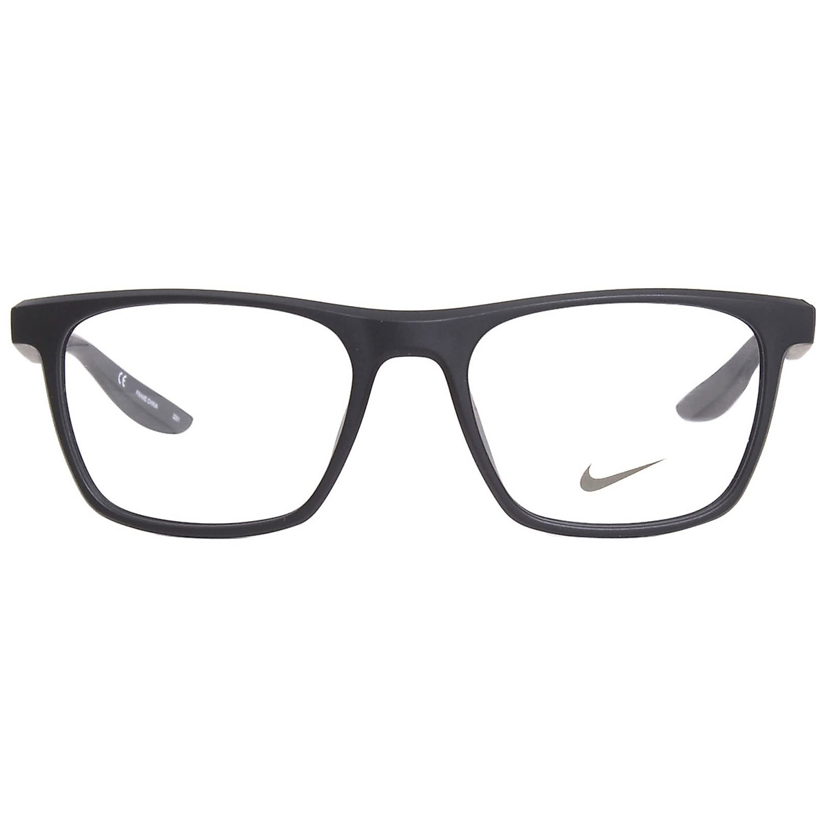 Nike 7039 001 Eyeglasses Matte Black Full Rim Rectangle Shape 52mm