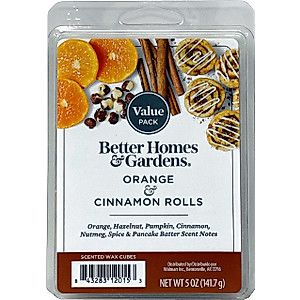 Better Homes and Gardens Orange Cinnamon Rolls Wax Cubes 5oz RP-12015 5oz (141.9g)