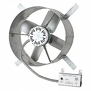 Gable Attic Ventilator,120V,1650 CFM
