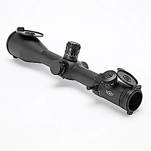 Hi-Lux Optics UD530X56-R Uni-Dial 5-30 x 56 34mm Tube Rifle Scope with Red Illuminated MIL Ranging Reticle, Black