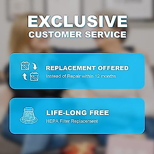 Blestan Handheld Vacuum Cordless Car Vacuum with LED Light, 9000PA Hand Vacuum Portable Mini Vacuum, Hand Held Vacuum Cleaner for Home Car Office, Black