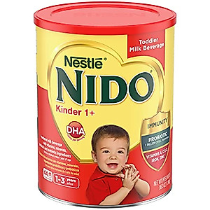 NIDO Kinder 1+ Toddler Powdered Milk – 56.3 Oz (3.52 LB)