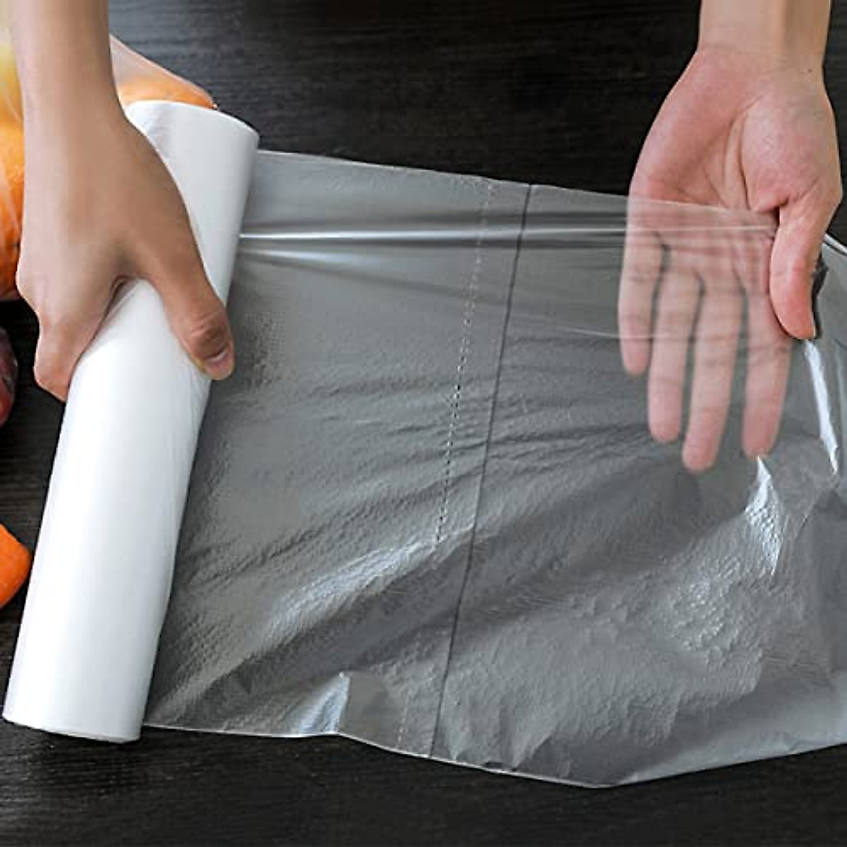 Storage Bags Vacuum Sealed 100PCS Vacuum Sealer Bags Food Vac Bags Commercial Grade Bag Rolls Fruit Vegetable Storage Pouch for Meal Prep or Sous Vide 30X20CM