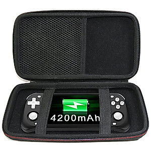 Maoershan Protable Hard Travel Carrying Case for RG552 RG351 RGB10 Handheld Game Console 5/5.1 inch Retro Handheld Android System Video Games Consoles（Only Case）