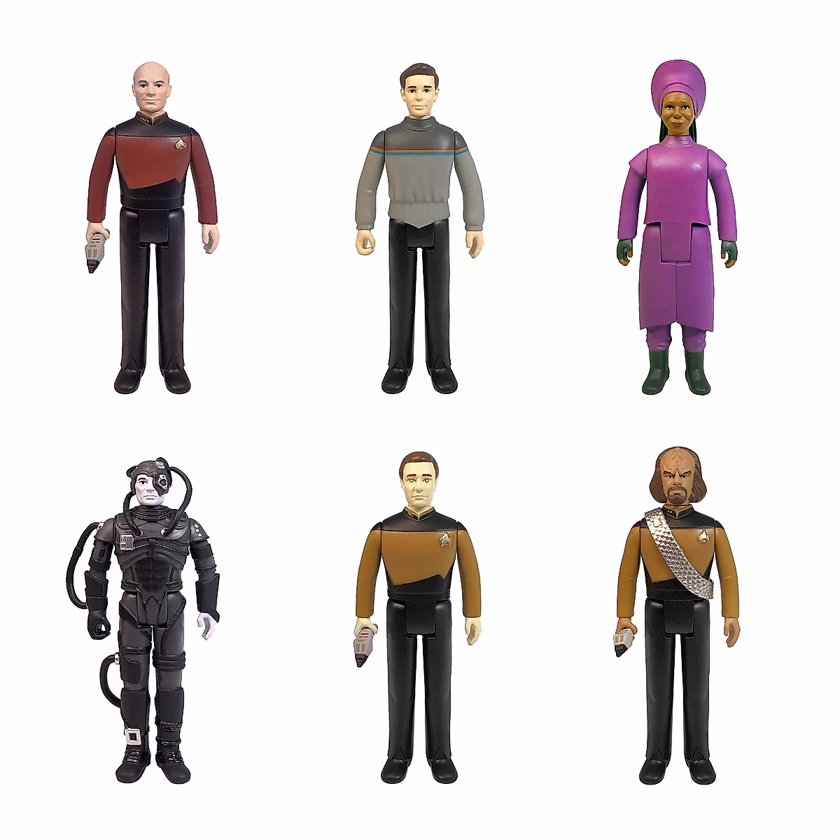 Super7 Star Trek: The Next Generation Borg - 3.75" Star Trek Action Figure Classic TV Show Collectibles and Retro Toys