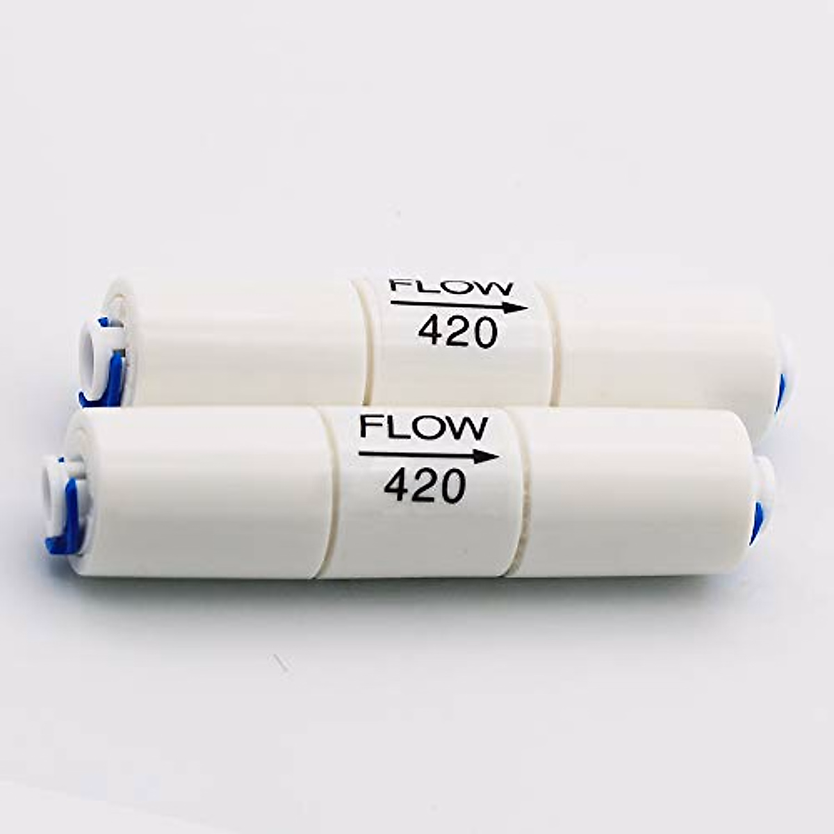 DIGITEN 75GPD Flow Restrictor 420CC 1/4" Quick Connect for RO Reverse Osmosis (Pack of 2)