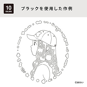 Copic Markers 9-Piece Multiliner Inking Pen Set B-2, Black (MLB2)