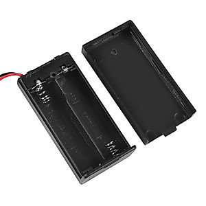 ALMOCN AA Battery Holder,1.5V Plastic AA Battery Storage Case Battery Clip Battery Box with ON/Off Switch and Leads Wire 1 Slots+2 Slots+3 Slots+4 Slots,Set of 4