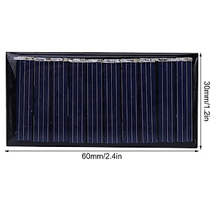 Mini Solar Panel, Polycrystalline Solar Panel, Waterproof and Energy Saving for Household Lights, Electric Fans, Solar Water Pumps, Solar Street Lights
