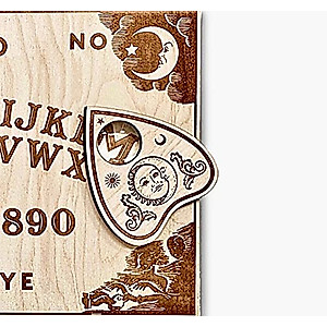 LARGE Classic Design - Wooden Spirit Board - Talking Board - Spirit board - LARGE SIZE 18 x 11.4'' HANDMADE Wooden Premium quality board and planchette