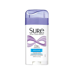 Sure Anti-Perspirant Deodorant Invisible Solid Regular Scent 2.60 oz