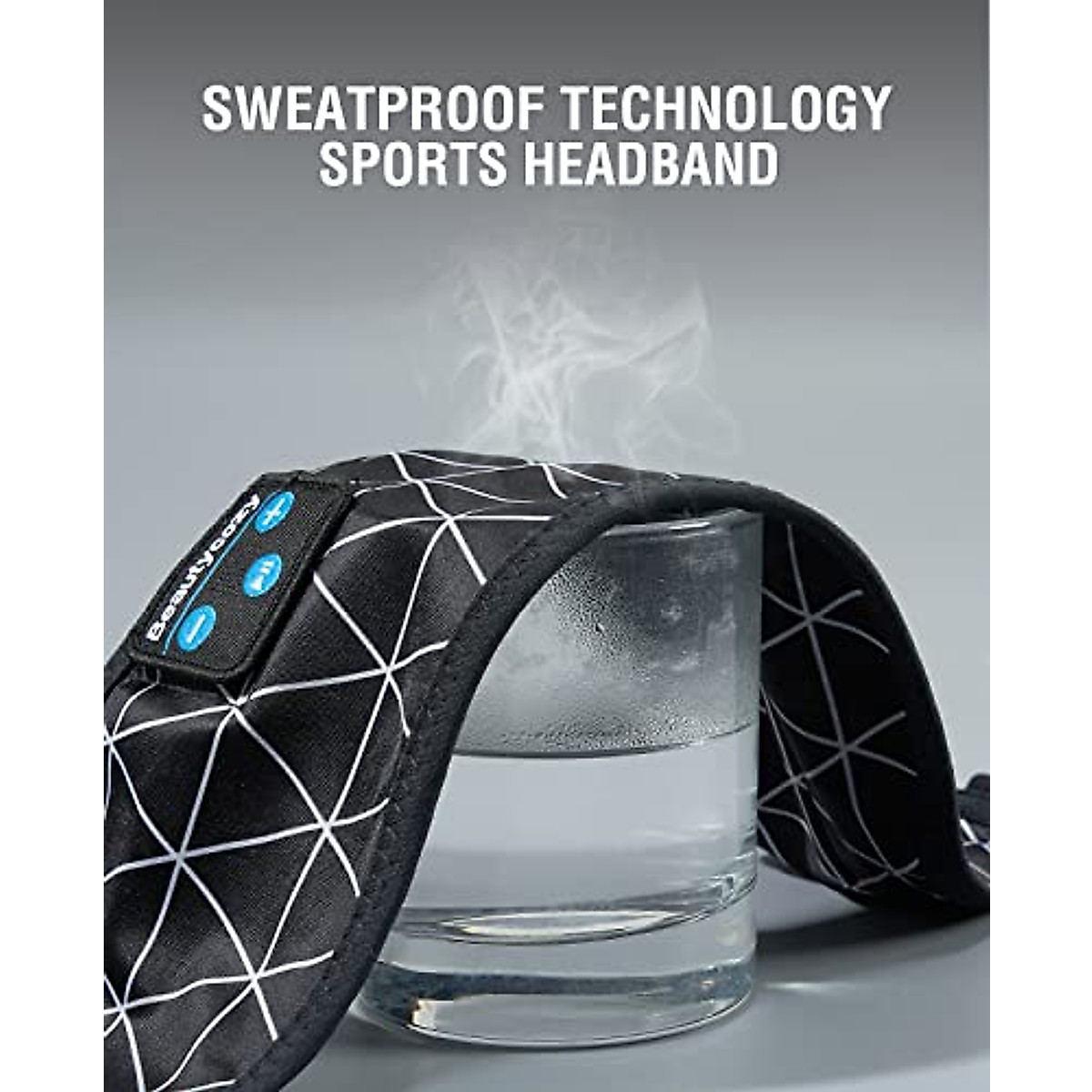 ASMRBAND Sleep Headphones, Sleep Headband Headband Headphones - Headphones For Sleep - Headband Headphones Built in Speakers Perfect for Workout,Running,Yoga,Travel,Insomnia