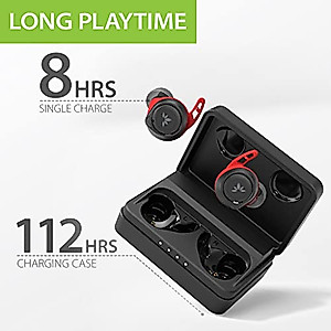 Avantree HT4106 - Wireless Earbuds for TV Listening with 8hrs of Bluetooth Playtime, Universal Television Compatibility, and Headphones Design for Larger Ears