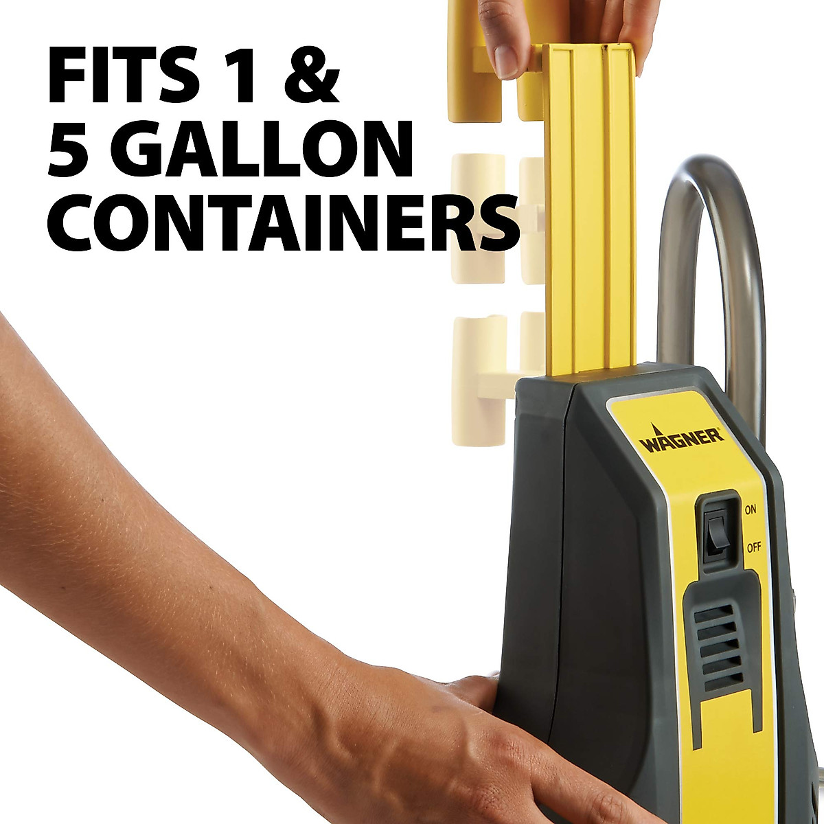 Wagner Spraytech 2439393 Smart Sidekick Power Paint Roller, Yellow