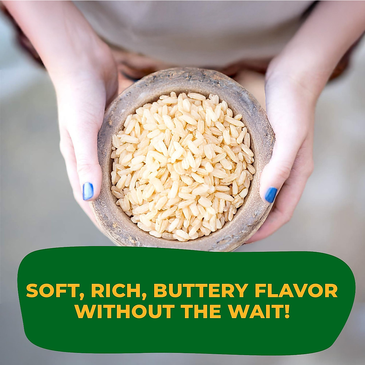 Lotus Foods Organic Brown Jasmine Rice Heat & Eat Pouch - Jasmine Rice, Gluten Free Brown Rice, Organic Rice, Instant Microwave Pre Cooked Rice, USDA Organic - 8 Oz Pouches (Pack of 6)