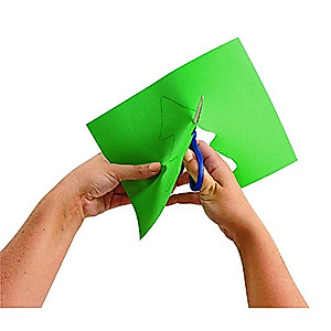 Colorations Construction Paper,Holiday Green,9 inches x 12 inches,200 Sheets,Heavyweight Construction Paper,Crafts,Art,Kids Art,Painting, Coloring,Drawing,Creating,Paper,Art Project