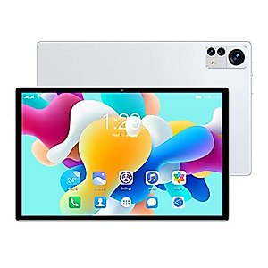 ciciglow 10 Inch Tablet, 4G Calling Tablet PC, 8GB RAM 128GB ROM, 1200x1920 FHD IPS Screen, 8 Core CPU, 5MP+13MP Camera, 7000mAh, 5G WiFi, Bluetooth, GPS(Gray)