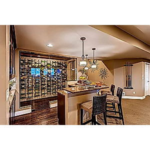 Easy Install Floating Wine Rack | Vertical Wall Mount Wine Rack | Commercial Wine Rack Wall-Mounted Wine Racks Mounted Wine Rack | Wine Rack for Wall | Wine Rack Wall Mounted | Wall Hanging Wine Rack