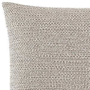 Kenneth Cole New York Kcny Essentials Beige 16" X 16" Decorative Pillow Knit Throw Pillow, Linen ASH
