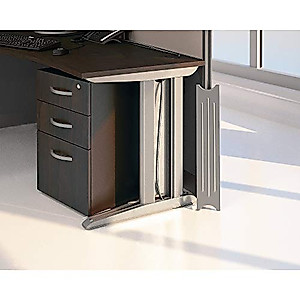 Bush Business Furniture Office in an Hour 2 Person Cubicle Workstations in Mocha Cherry