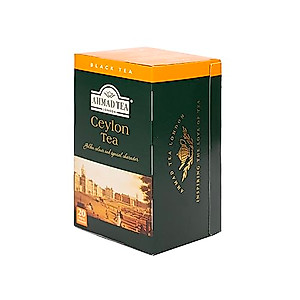 Ahmad Tea Black Tea, Ceylon Teabags, 20 ct (Pack of 6) - Caffeinated and Sugar-Free