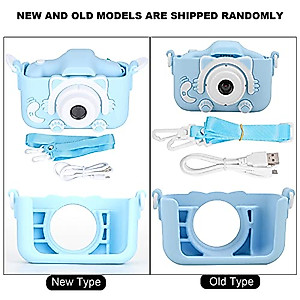 12MP Camera, with 2.0in IPS Screen, Mini Digital Camera, for Kids, for Children,(Brave Blue)