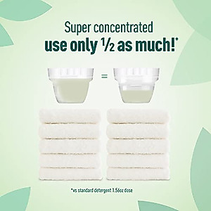 Amazon Brand - Presto! 99% Biobased Concentrated Liquid Laundry Detergent, Fragrance Free, 79.5 Oz, 106 Count