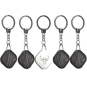 Nutale Key Finder, 5-Pack Bluetooth Tracker Item Locator with Key Chain for Keys Pet Wallets or Backpacks and Tablets