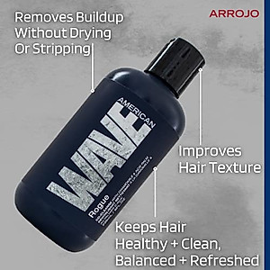 Arrojo Rogue Co-Cleanse Hair Conditioner – Cleansing Conditioner W/Chamomile & Acai Palm - Curl Conditioner For Curly Hair & Healthy Waves – Paraben & Sulfate Free Conditioner (8 oz)