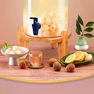 4 Pack 3/4Plastic Faucet,Replacement Cooler Faucet Water Bottle Jug Reusable Spigot Spout, BPA Free Dispenser Tap Set, Water Crock Valve Gravity Water Spigot (3/4" External Thread)