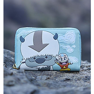 Loungefly Avatar The Last Airbender Aang Appa and Momo Zip Around Wallet