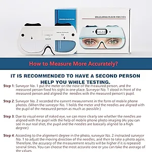 Hanchen PD Meter Digital Pupil Distance Meter PD Ruler Pupilometer with Memory Function CE Certificate