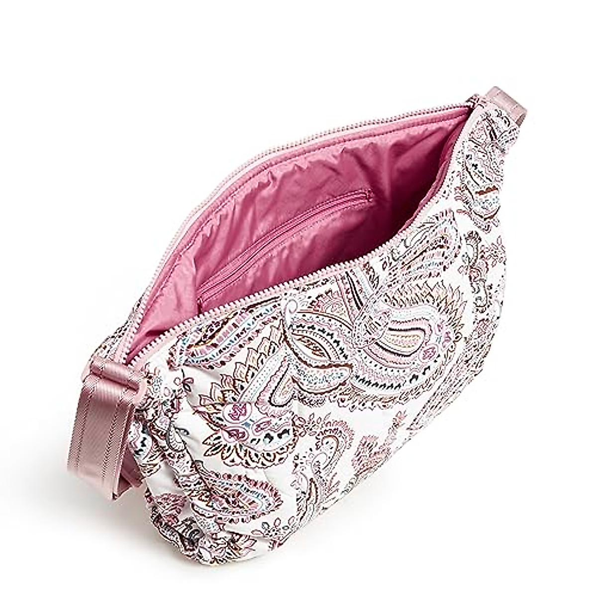 Vera Bradley Featherweight Crossbody Purse, Sand Paisley