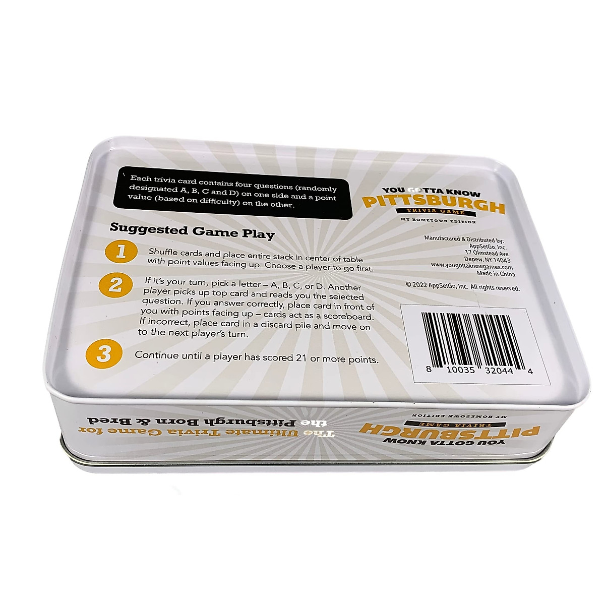 You Gotta Know Pittsburgh Hometown - Trivia Game