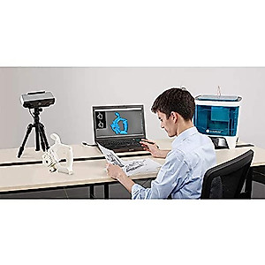 Shining3D [ EinScan-SP ] White Light Desktop 3D Scanner with Solid Edge SHINING3D Edition CAD Software, 0.05mm Accuracy, 4s Scan Speed, 1200mm Cubic Max Scan Volume, Fixed/Auto Scan Mode