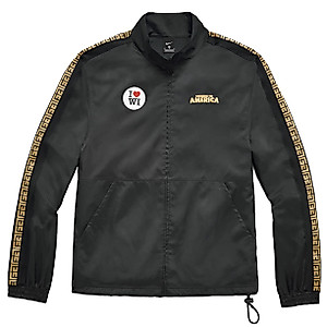 Nike Giannis Coming to America Freak 1 Full Zip Black Track Jacket - Men's Large