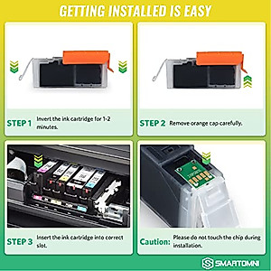S SMARTOMNI Compatible 270 271 XL Ink Cartridge Replacement for Canon PGI-270XL CLI-271XL to use with PIXMA TS8020 TS9020 MG7720 (1 Black 1 Photo Black 1 Cyan 1 Magenta 1 Yellow 1 Grey) 6-Pack