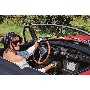 VANLINKER Vintage Bandanas Square Multi-Purpose Scarfs for Men Women Silk Like Scarf Neckerchief Protective Coverage VL9549 Black