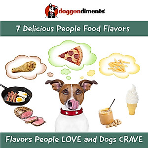 Doggondiments Mom's Sunday Roast Beef Dog Food Topper, Fun People Food Flavors, Made in USA