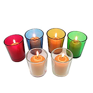 Beeswax Candle Works, 10-Hour Votives (Pack of 6) 100% USA Beeswax