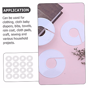 Cabilock Clothes Size Dividers Round 20 Pack Closet Wardrobe Separator Hooks for Easy Hanging