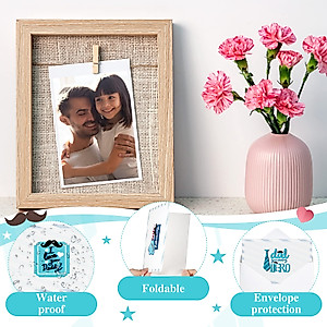 Lincia 24 Sets Father's Day Card Happy Father's Day Greeting Cards with Envelopes and Stickers 5.9 x 3.9 Inch 6 Assorted Father's Day Note Card for Dad Father's Day Birthday Gifts Favors