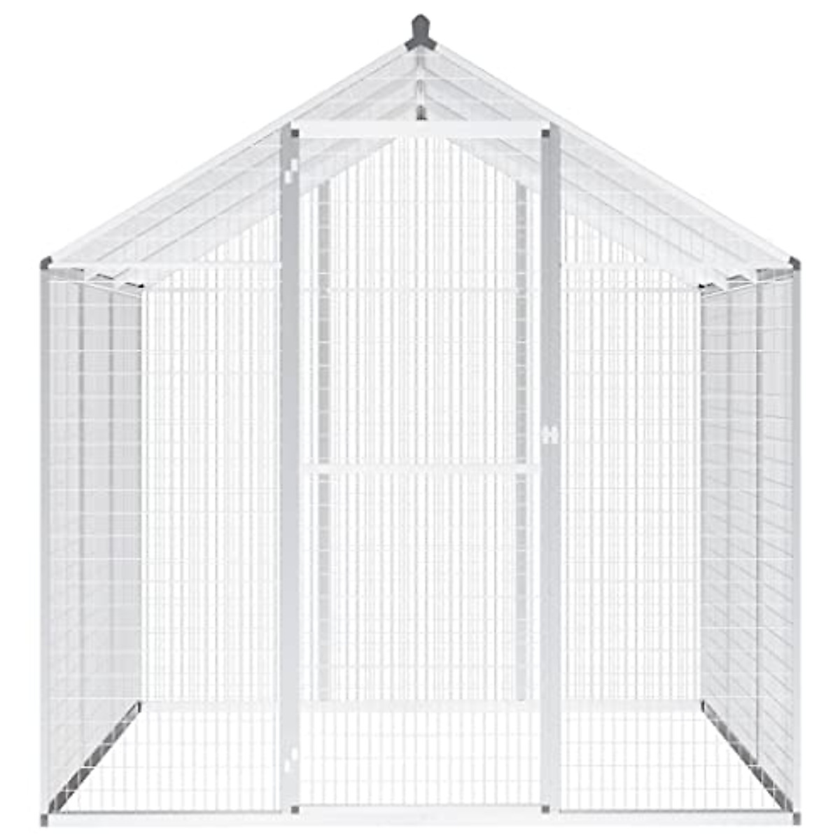 vidaXL Outdoor Aviary Aluminium 72"x70.1"x76.4"