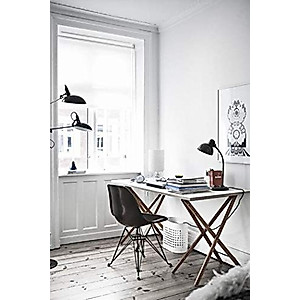 2xHome CH-RayBWR Dining Chair, Black,1 piece